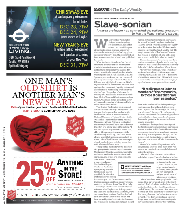 (PDF) Matt Driscoll, "Slave-sonian" (on Mark Auslander's research on ...