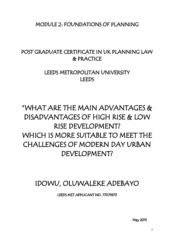 (PDF) MODULE 2: FOUNDATIONS OF PLANNING