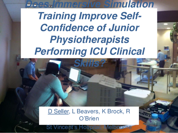 Does Immersive Simulation Training Improve Self-Confidence of Junior ...