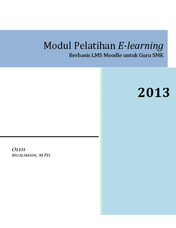 (PDF) Modul Pelatihan Elearning Berbasis Moodle