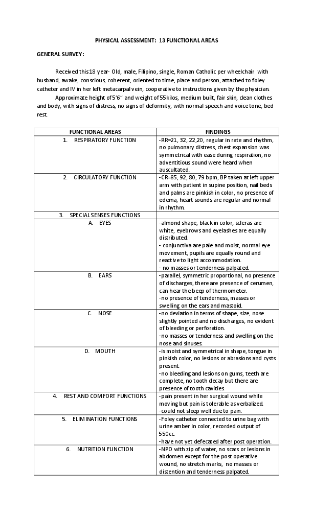 (DOC) PHYSICAL ASSESSMENT