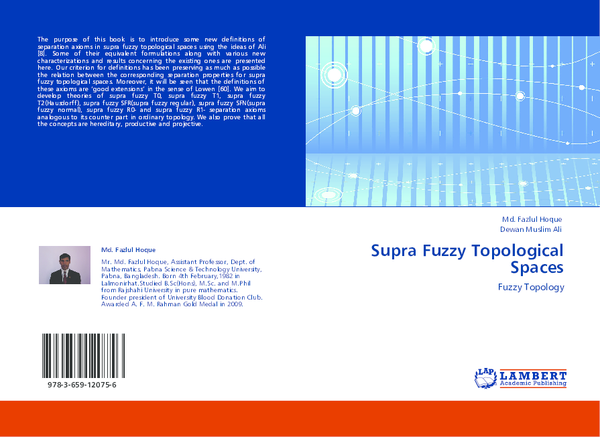 (PDF) Supra Fuzzy Topological Spaces