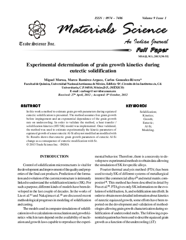 (2013)MSIJ-Morua-Experimentaldeterminatinofgraingrowth