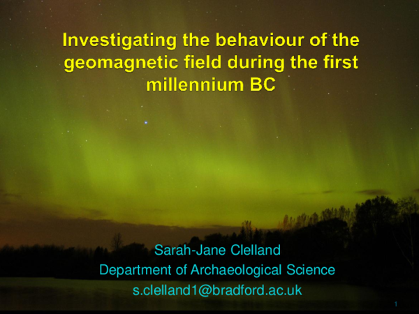 (PPT) Archaeomagnetic dating and the British Iron Age.