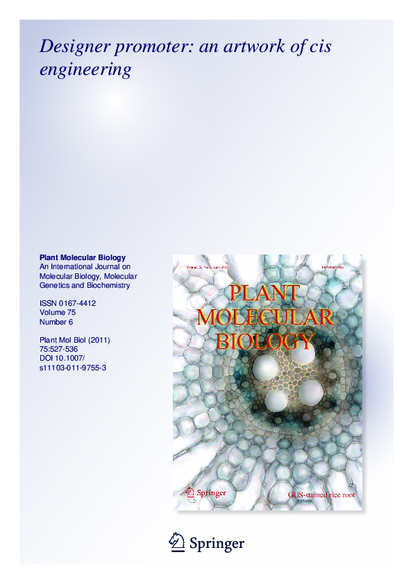 (PDF) Designer promoter: an artwork of cis engineering