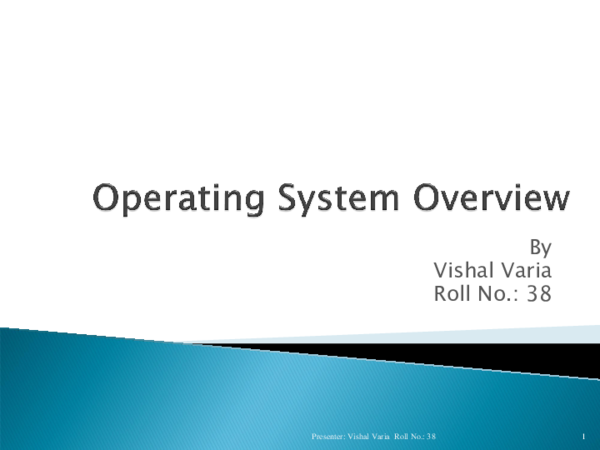 (PPT) operating sys fundamentals