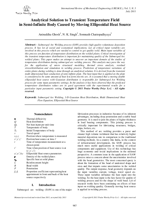 (PDF) IREME VOL 5 N 5