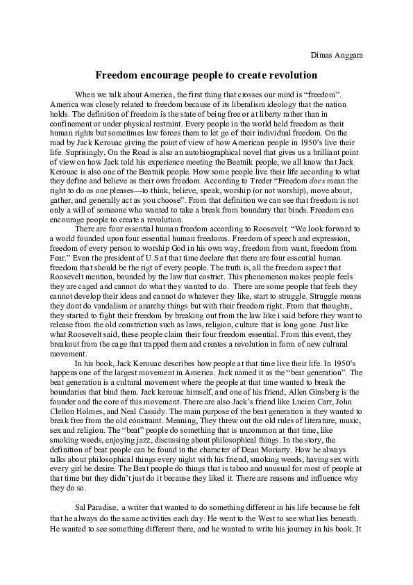 (DOC) On the road analysis