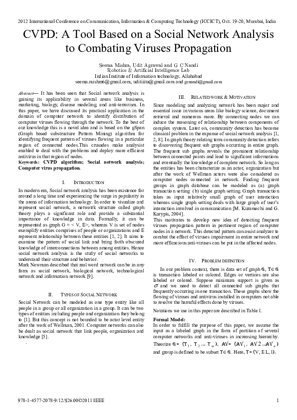 (PDF) CVPD: A Tool Based on a Social Network Analysis to Combating ...