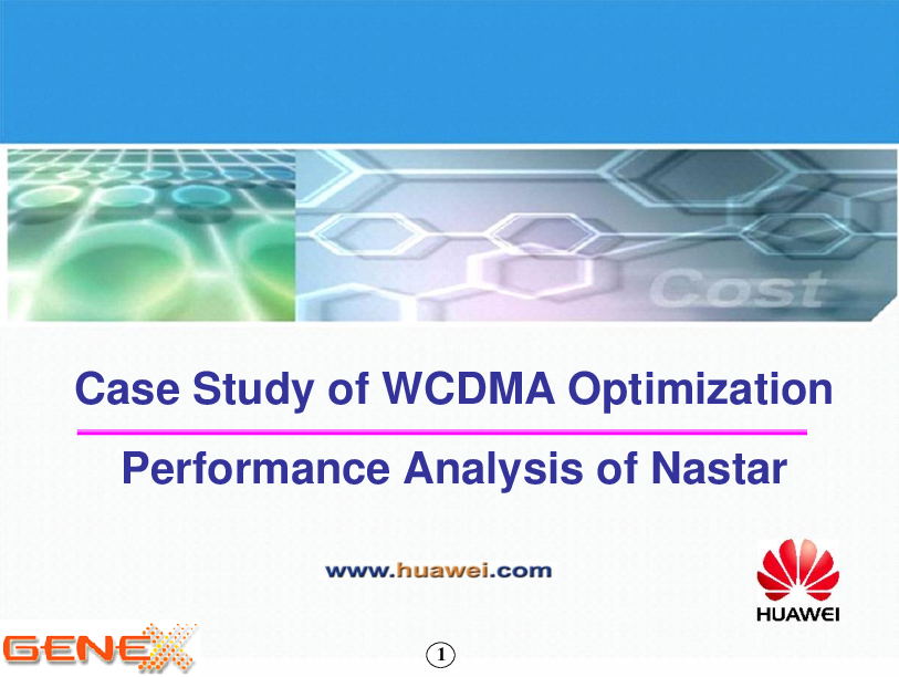 (PDF) Case Study of WCDMA Optimization Performance Analysis of Nastar