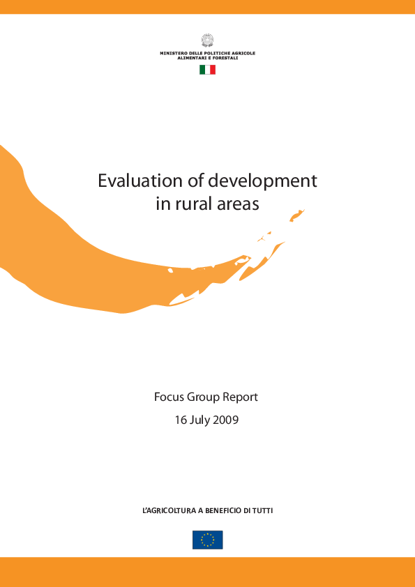 (PDF) Evaluation of development in rural areas