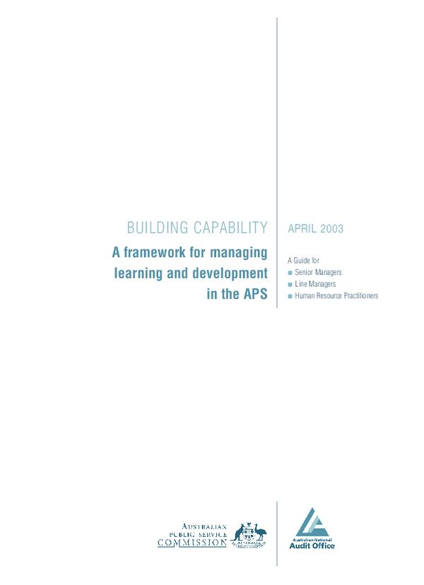 (PDF) BUILDING CAPABILITY A framework for managing learning and ...