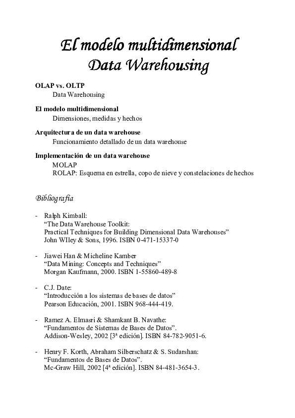 (PDF) F Modelo multidimensional