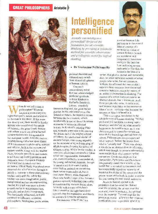 (PDF) Intelligence personified