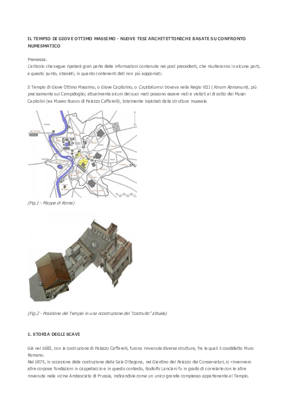 Il Tempio di Giove Ottimo Massimo - Nuove tesi architettoniche basate ...