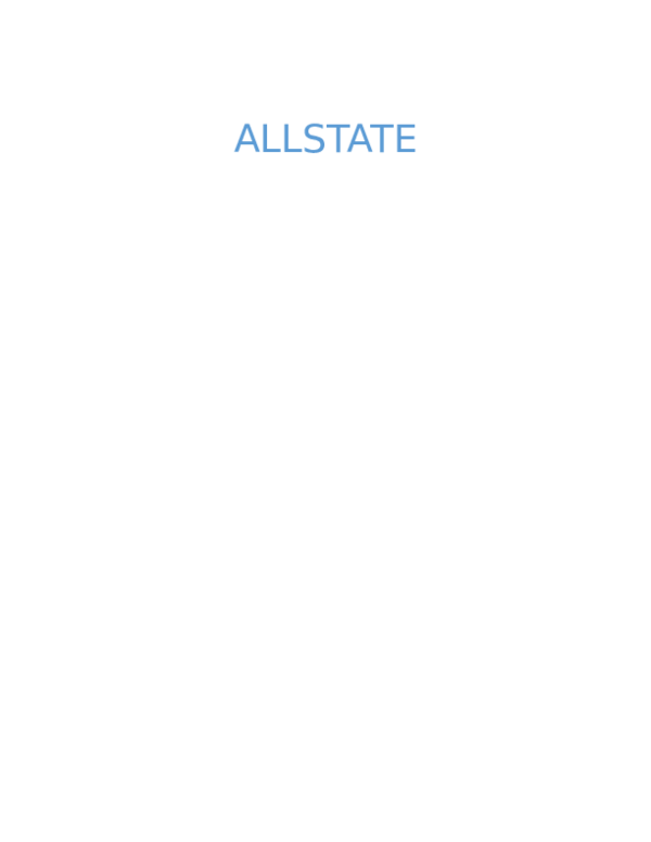 (DOC) ALLSTATE