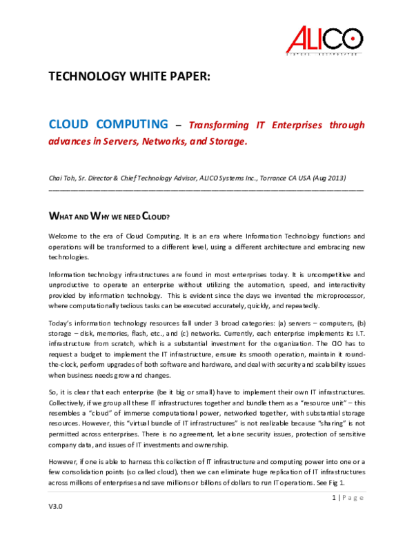 (PDF) Cloud White Paper v3 0