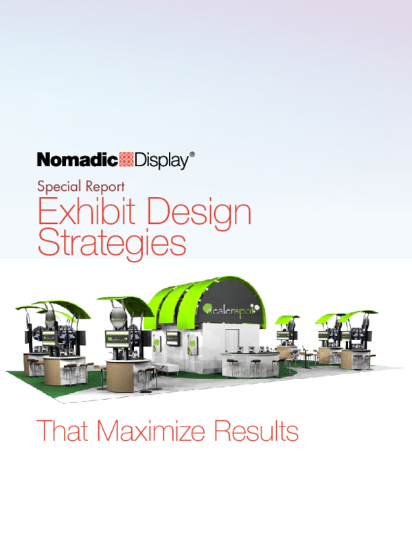 (PDF) Special Report Exhibit Design Strategies That Maximize Results