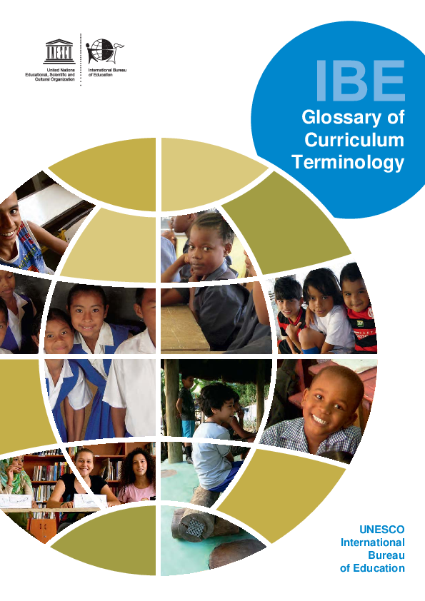 (PDF) Glossary of Curriculum Terminology, UNESCO International Bureau ...