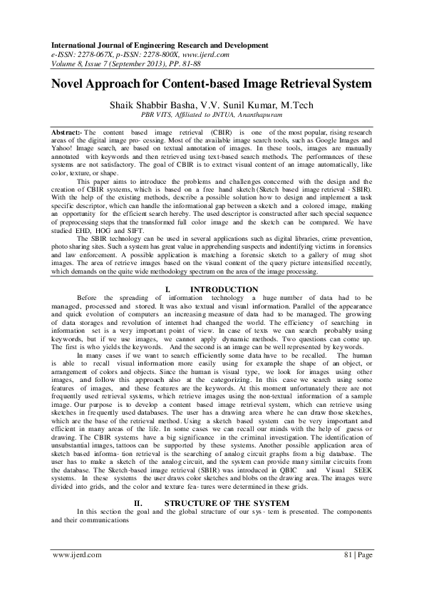 (PDF) International Journal of Engineering Research and Development (IJERD) | IJERD Editor ...