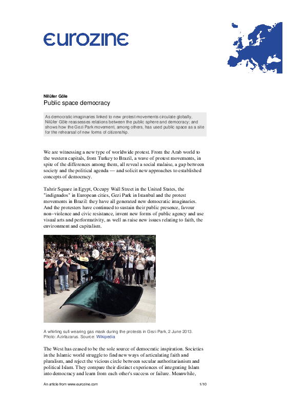 (PDF) Public Space Democracy