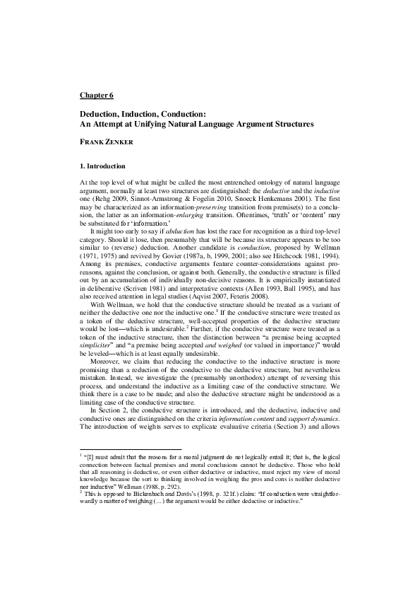 Pdf Deduction Induction Conduction An Attempt At Unifying Natural