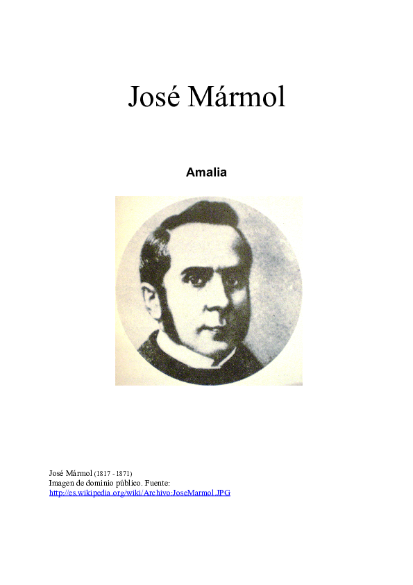 (PDF) Amalia - José Mármol