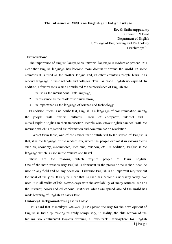 (DOC) ELT Paper Dr G S