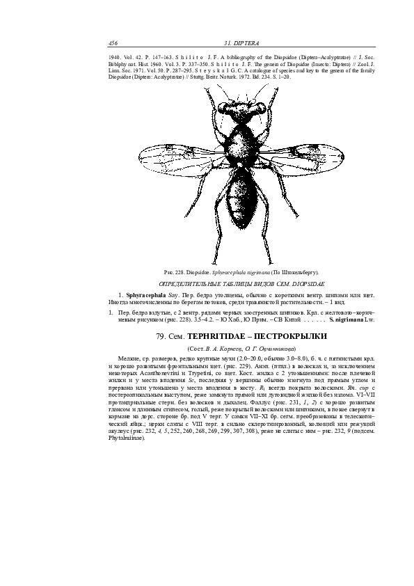 (PDF) Korneyev, V. A. & Ovchinnikova, O. G. 2004. 79. Fam. Tephritidae ...