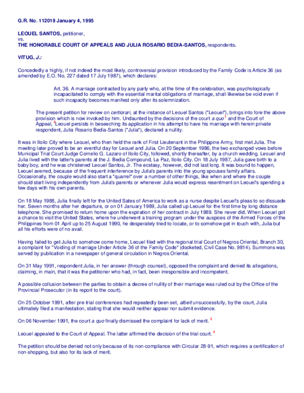 (DOC) psychological incapacity