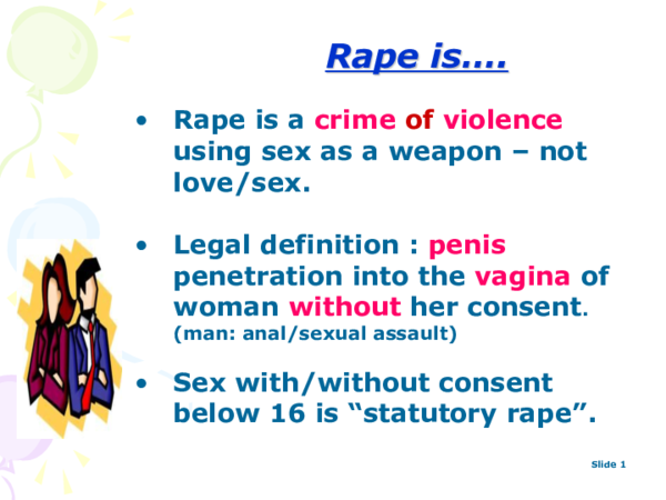 (PPT) Session Four Rape