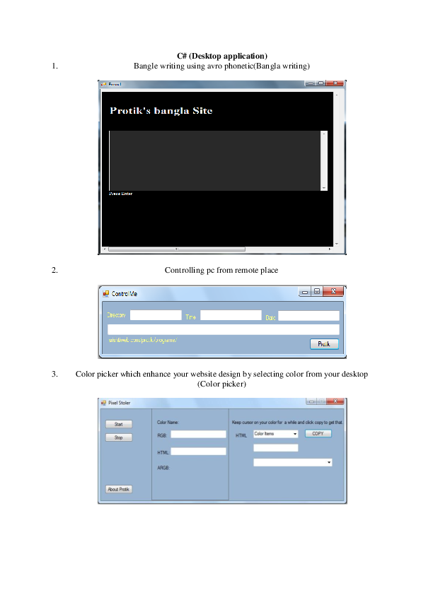 Doc Various Projects On Cdesktop Application Wpf