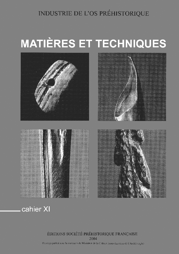 (PDF) Exploitation de l'os au Néolithique dans les bassins parisien et ...