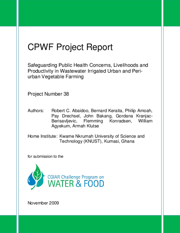 (PDF) PN38 KNUST Project Report Nov09 final