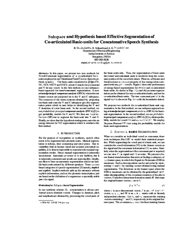 (PDF) Subspace and hypothesis based effective segmentation of co-articulated basic-units for ...