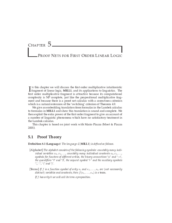 (PDF) Extended Lambek calculi and first-order linear logic