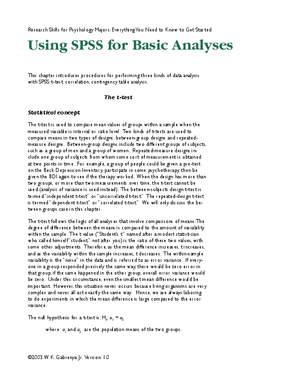 (PDF) Research Skills for Psychology Majors: EverythingYou Need to Know ...