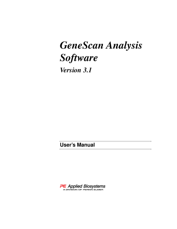 (PDF) Gene Scan Book