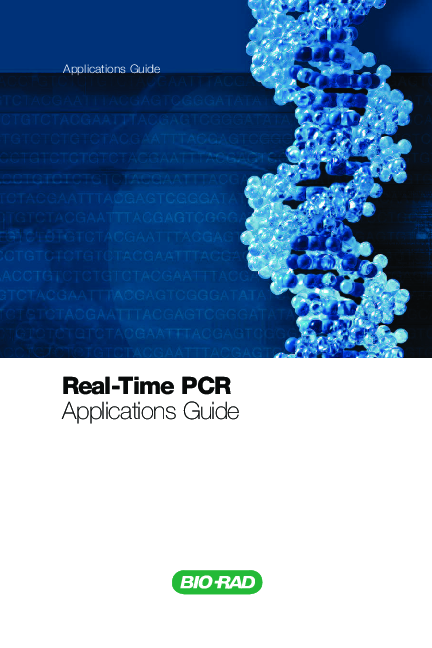(PDF) Applications Guide Real-Time PCR Applications Guide