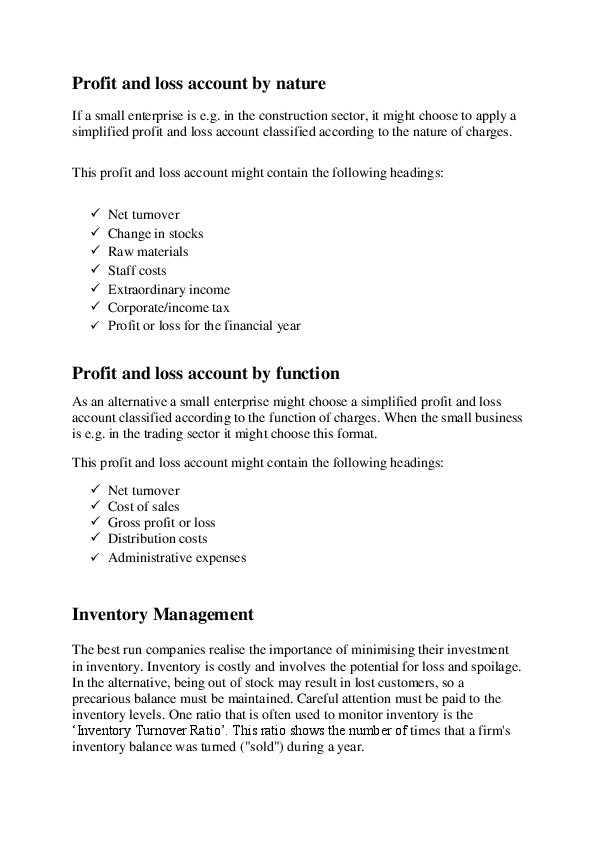 (DOC) Profit and loss account by nature
