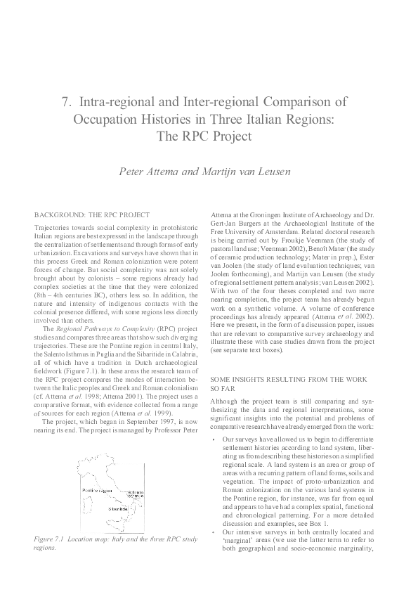 (PDF) Intra-regional and Inter-regional Comparison of Occupation ...