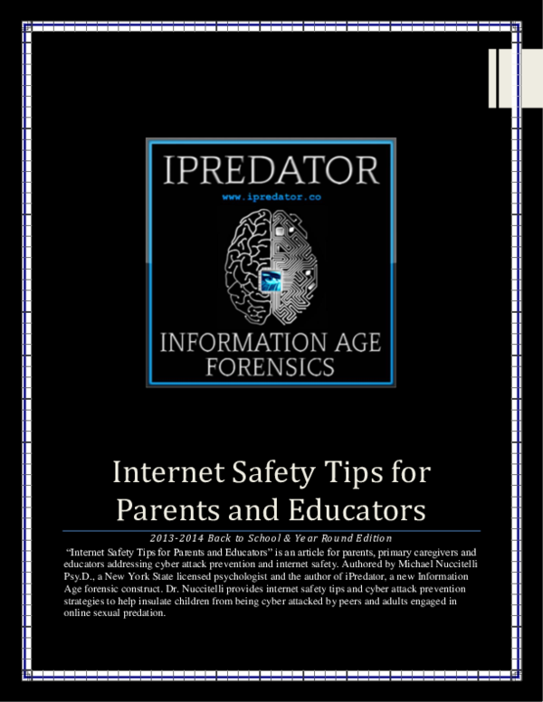 (PDF) Internet Safety Guide for Parents