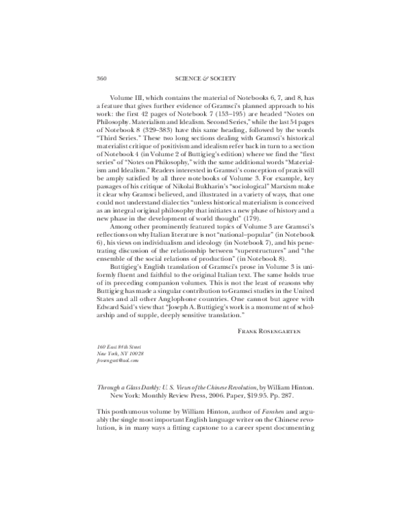 (PDF) Review Essay:'Through a Glass Darkly: US Views of the Chinese ...