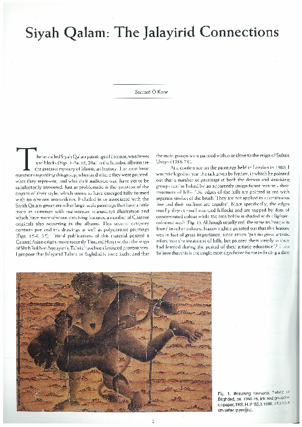 (PDF) Siyah Qalam: The Jalayirid Connections