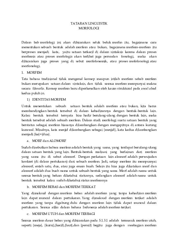 (DOC) TATARAN LINGUISTIK