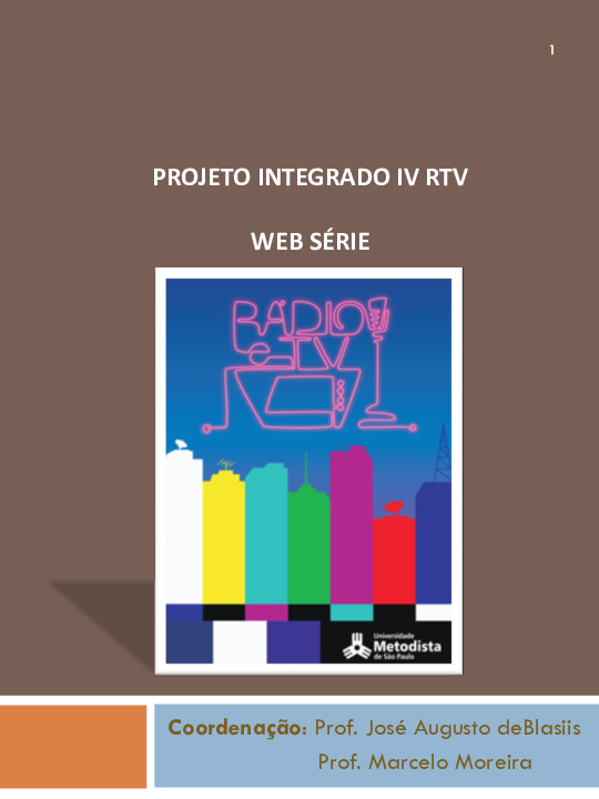 (PDF) PROJETO INTEGRADO IV RTV WEB SÉRIE