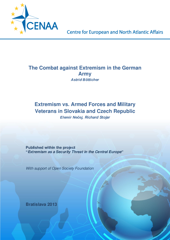 (PDF) The Combat against Extremism in the German Army