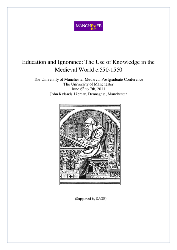 (PDF) Education and Ignorance: The Use of Knowledge in the Medieval ...