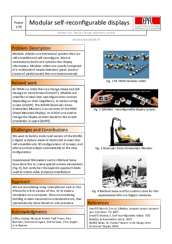 (PDF) Modular self-reconfigurable displays