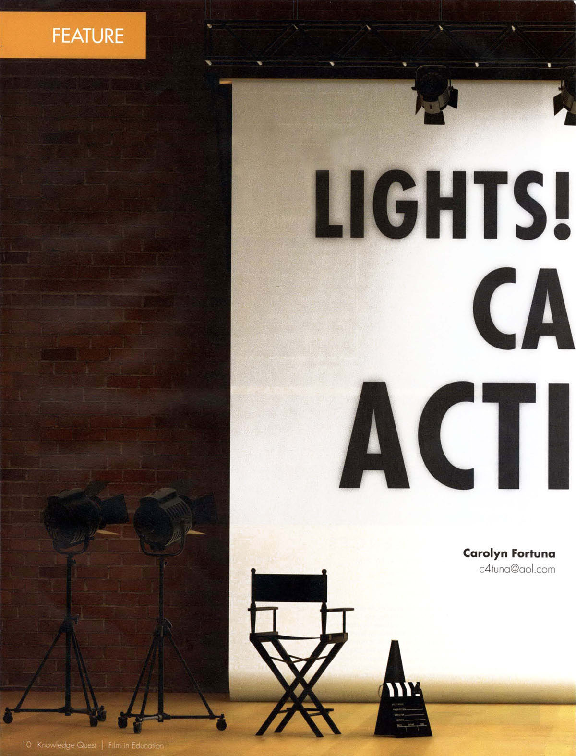 (PDF) LIGHTS! CAMERA! ACTION!: A GRAMMAR OF FILM FOR MEDIA LITERACY